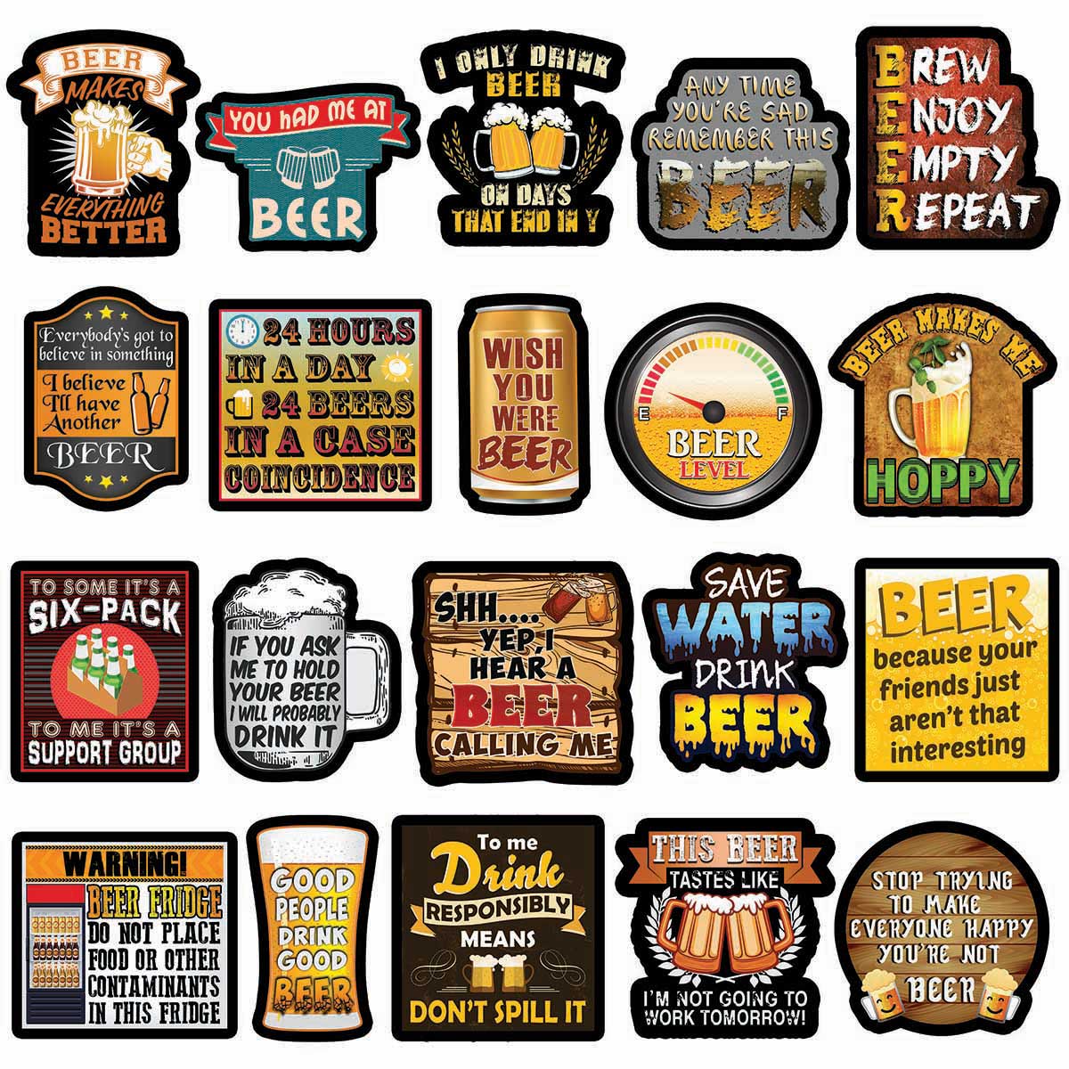 Buy Beer Stickers & Decals | Perfect for Beer Lovers – Kakembo Stickers